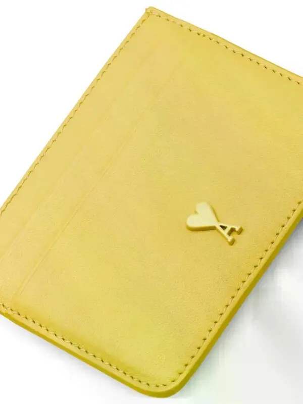 AMI Paris De Coeur Logo-plaque Card Holder