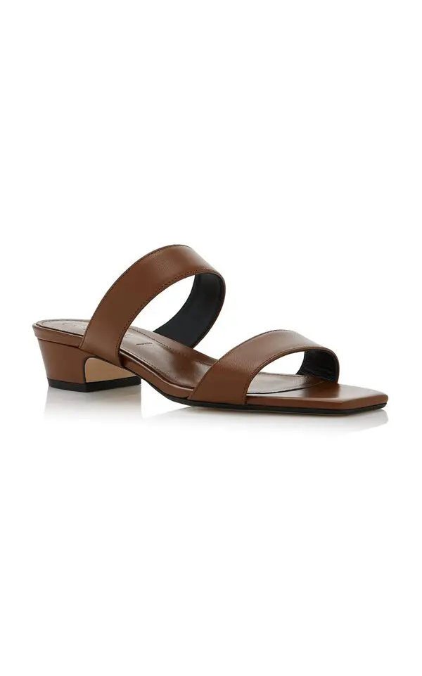 AeydĒ Kemi Leather Sandals - Brown