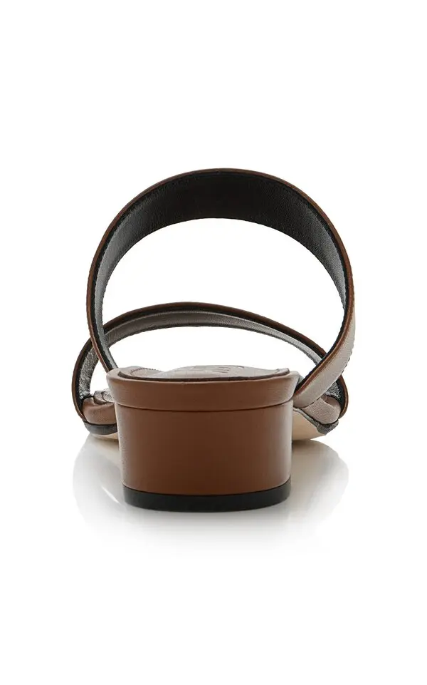 AeydĒ Kemi Leather Sandals - Brown