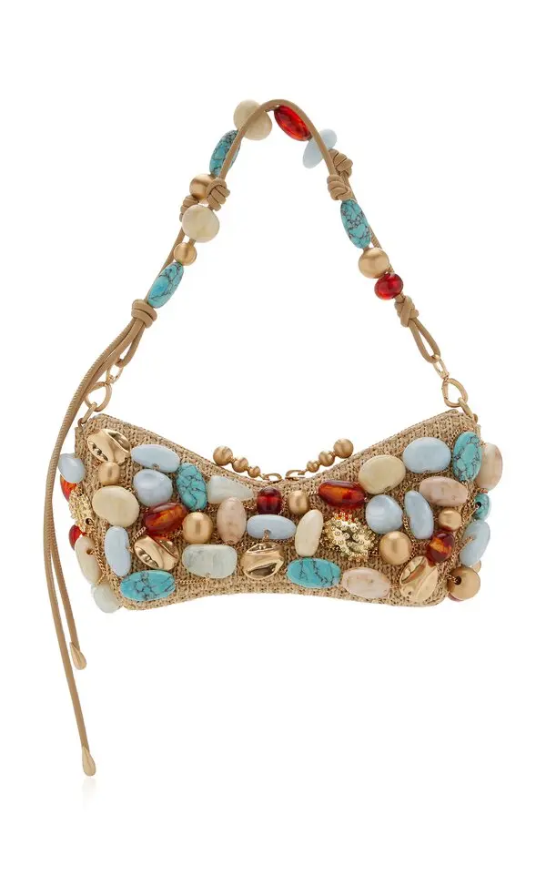 Cult Gaia Mercier Beaded Clutch - Multi