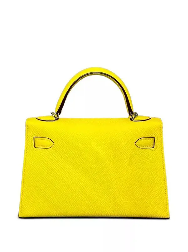 Hermès 2025 20 Kelly Sellier Tote Bag - Yellow
