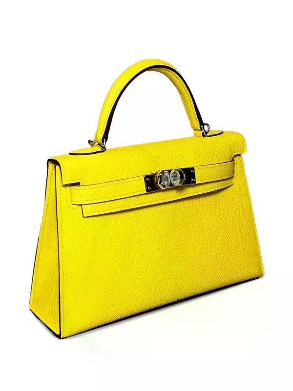 Hermès 2025 20 Kelly Sellier Tote Bag - Yellow