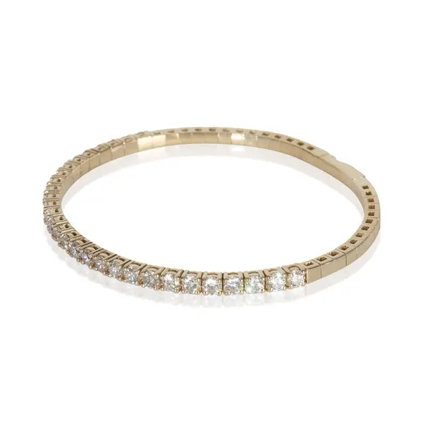 MYGEMMA Yellow Gold Diamond Bangle Bracelet