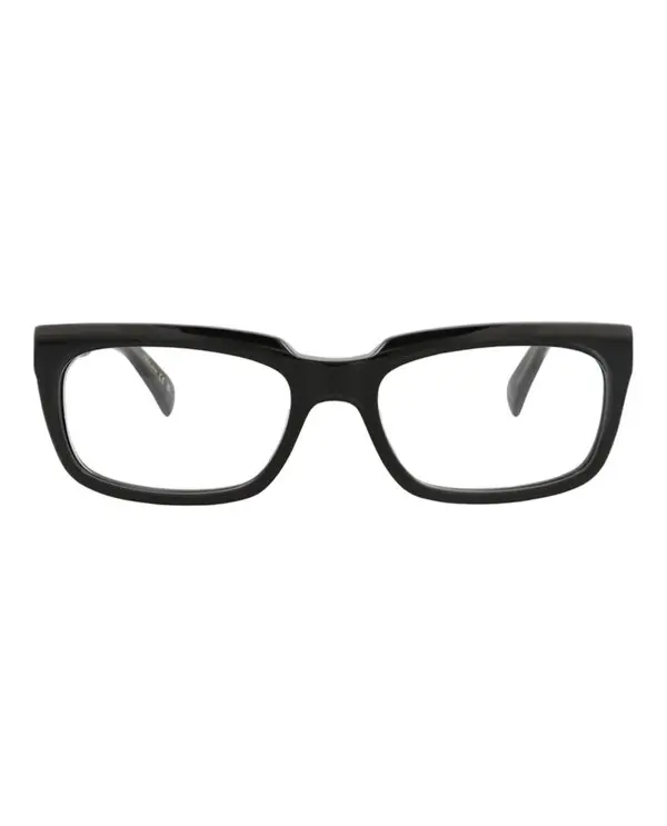 Dunhill Square Frame Recycled Acetate Optical Frames - Black Black Transparent (du0056o/30014045/001)