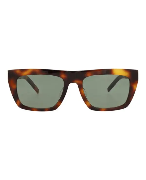 Saint Laurent Square-frame Recycled Acetate Sunglasses - Havana Havana Green (slm131f/30015350/003)