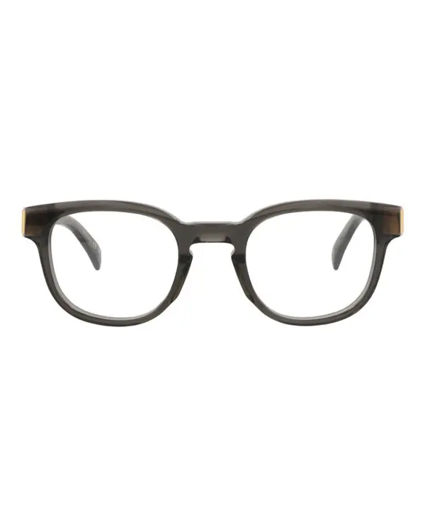 Dunhill Round-frame Recycled Acetate Optical Frames - Grey Grey Transparent (du0003o/30009670/005)