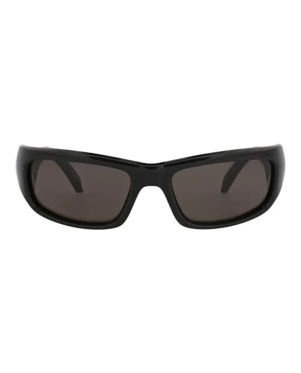 Balenciaga Square Frame Bio Injection Sunglasses - Black Black Grey (bb0320s/30014885/001)
