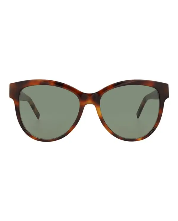 Saint Laurent Round-frame Recycled Acetate Sunglasses - Havana Havana Green (slm107/30013726/003)