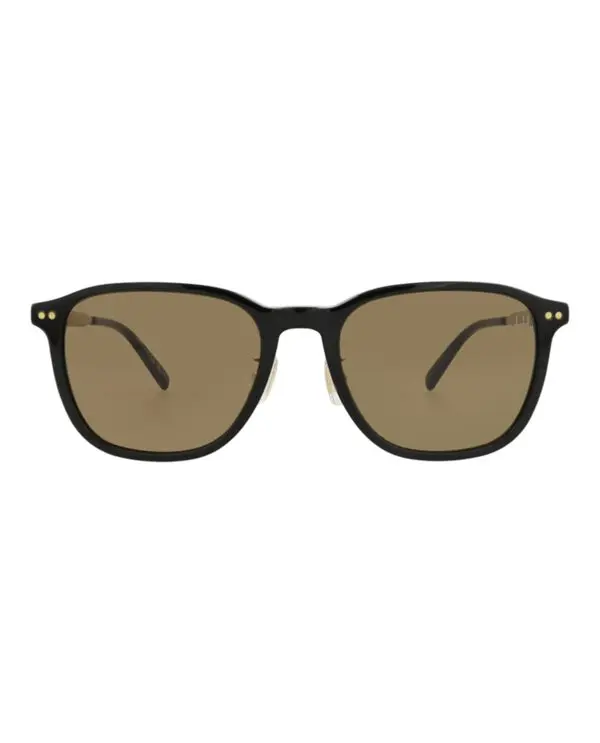 Dunhill Round-frame Recycled Acetate Sunglasses - Black Gold Brown (du0070sa/30014057/002)