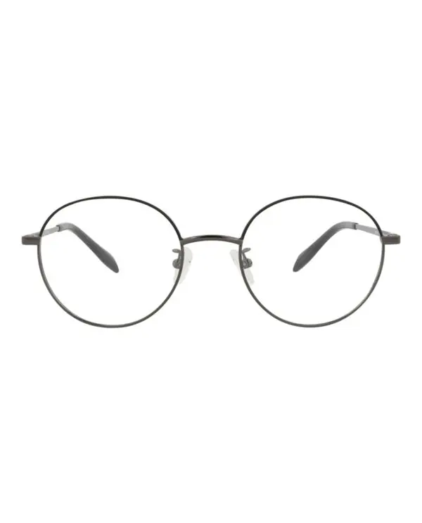 Alexander McQueen Round-frame Metal Optical Frames