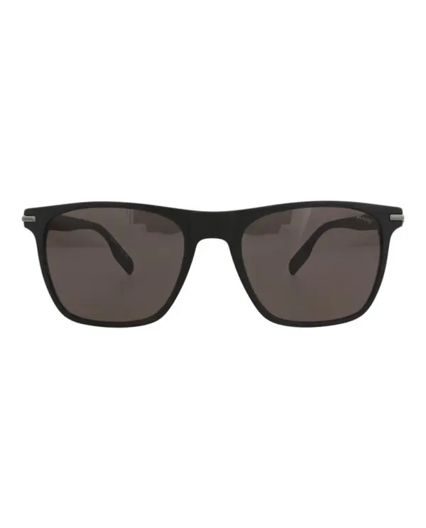 Montblanc Square Frame Recycled Acetate Sunglasses - Black Black Grey (mb0248s/30013561/001)