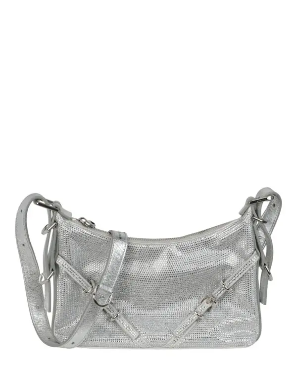 Givenchy Mini Voyou Shoulder Bag - Silver Grey