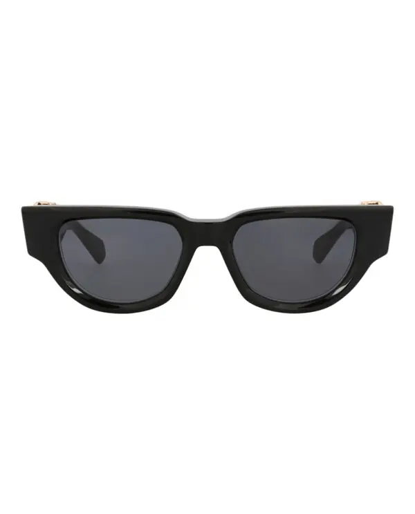 Valentino Garavani Cat-eye Frame Acetate Sunglasses - Black Black Grey (vls/103a/50)