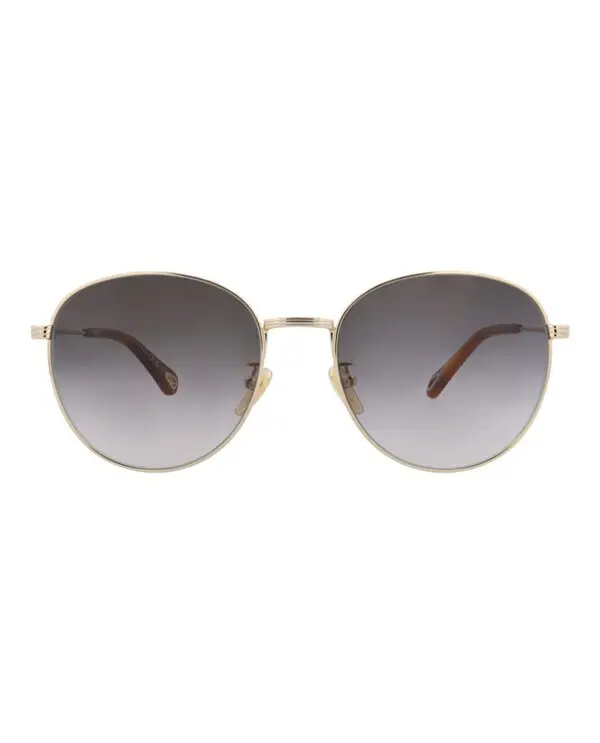 Chloé Round-frame Metal Sunglasses - Gold Gold Grey (ch0181sk/30014136/001)