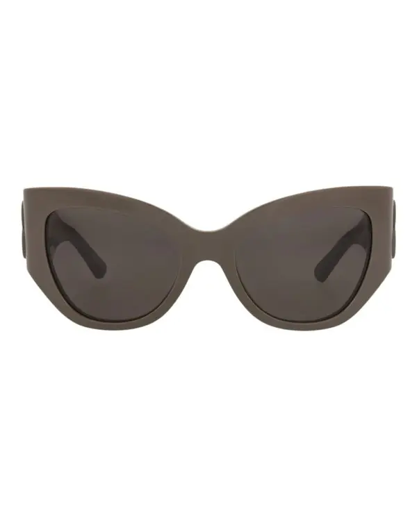 Balenciaga Cat Eyeframe Recycled Acetate Sunglasses - Brown Brown Grey (bb0322s/30014887/004)