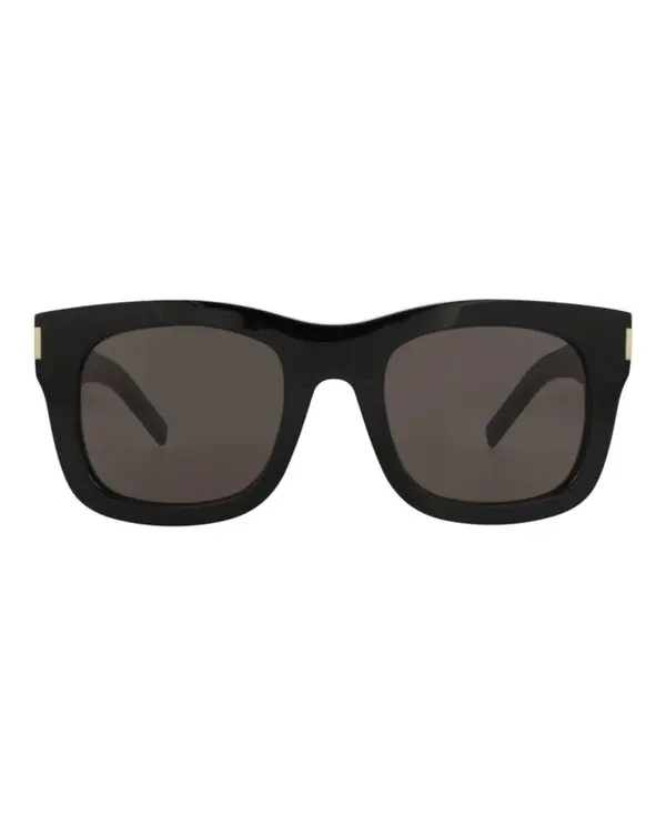 Saint Laurent Square Frame Recycled Acetate Sunglasses - Black Black Black (sl650monce/30014958/001)
