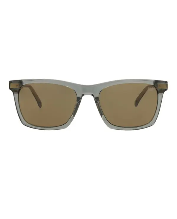 Dunhill Recycled Acetate Square Frame Sunglasses - Grey Grey Brown (du0083s/30014984/004)
