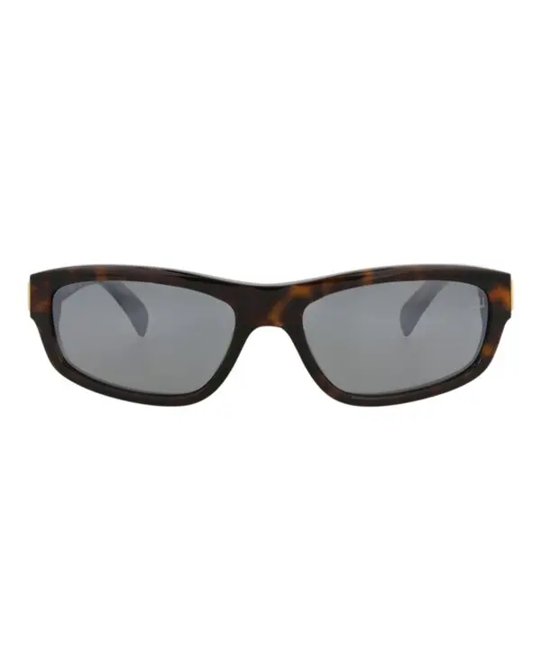 Dunhill Square Frame Recycled Acetate Sunglasses - Havana Havana Silver (du0077s/30014977/002)