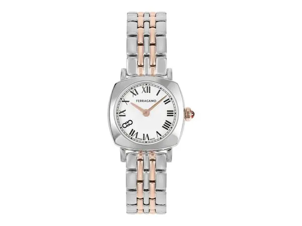 FERRAGAMO Soft Square Watch - Stainless Steel
