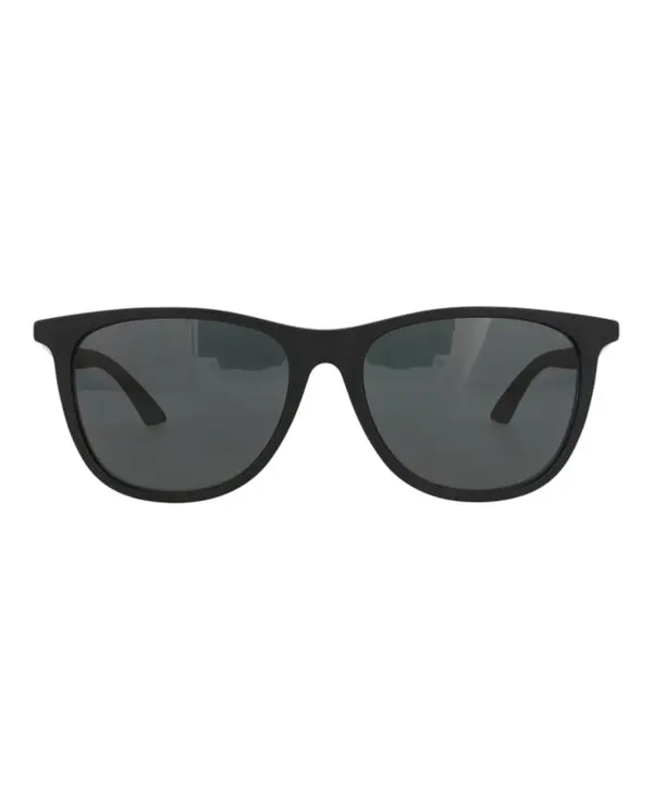 Montblanc Square Frame Recycled Acetate Sunglasses - Black Black Smoke (mb0330s/30015015/001)