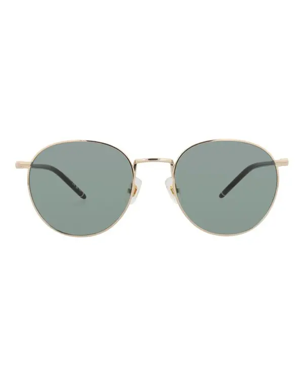 Montblanc Round-frame Metal Sunglasses - Gold Havana Green (mb0343sa/30015081/002)