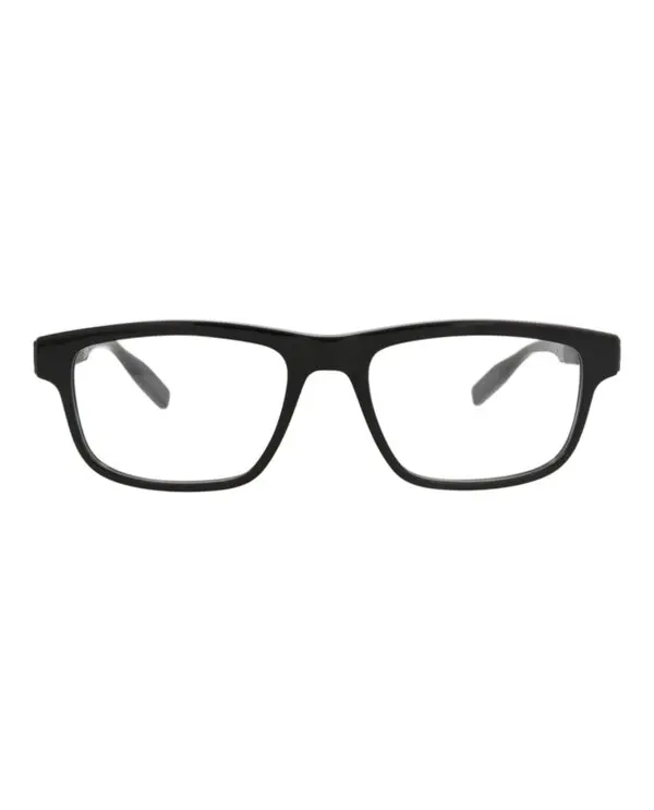 Montblanc Acetate Square Frame Optical Frames - Black Black Transparent (mb0165o/30010185/001)