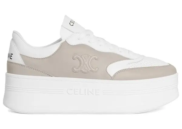 Celine Block Sneaker - Grey/optic White