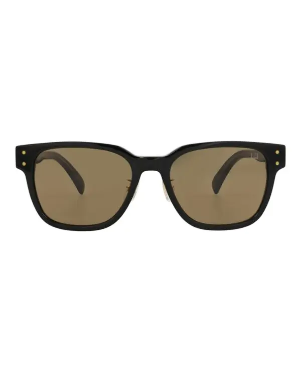 Dunhill Square Frame Recycled Acetate Sunglasses - Black Black Brown (du0045sa/30012624/001)