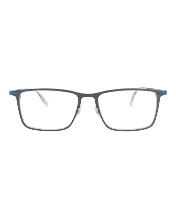 Montblanc Square-frame Aluminum Optical Frames - Blue Blue Transparent (mb0285oa/30014194/005)