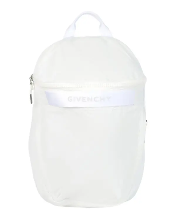 Givenchy Gtreck Backpack In Reflective Nylon - White