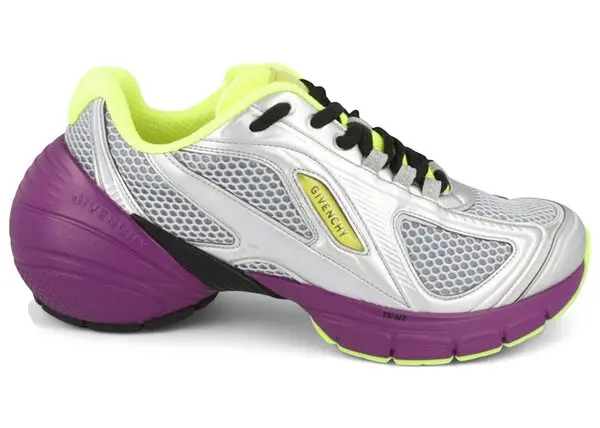 Givenchy Tkmx Runnerin Sneakers - Silvery/ultraviolet