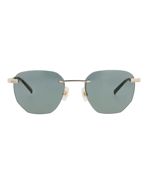 Dunhill Round Frame Sunglasses - Gold Gold Green (du0066s/30014063/003)