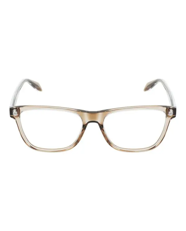 Alexander McQueen Square-frame Acetate Optical Frames - Brown Brown Transparent (am0248o/30008654/002)