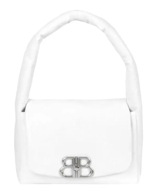 Balenciaga Monaco Small Sling Shoulder Bag - Optic White