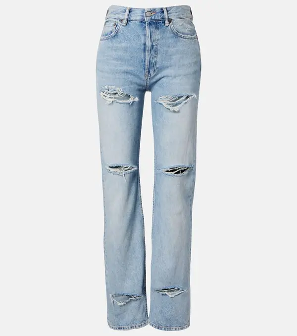 Acne Studios Distressed Straight Jeans
