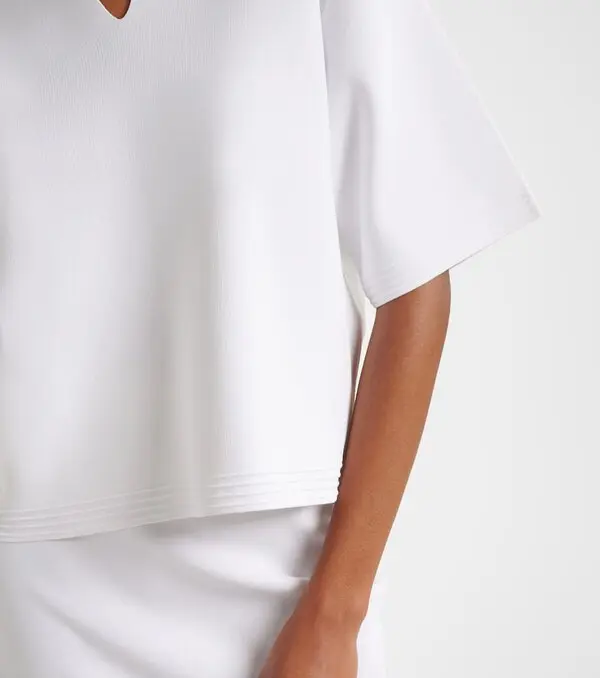 Max Mara Dolce Oversized Top - White