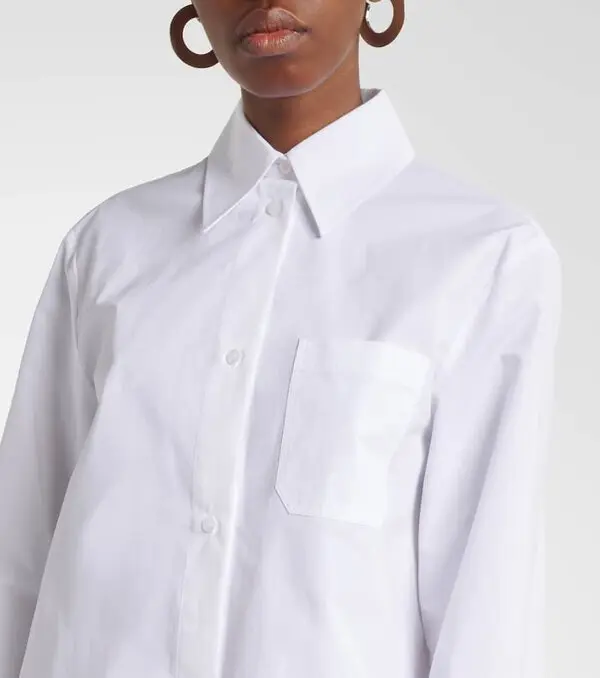 Sportmax Ceppo Cotton-blend Poplin Shirt