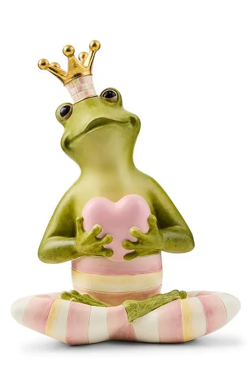 MACKENZIE-CHILDS Fergal The Frog With Heart - Rosy