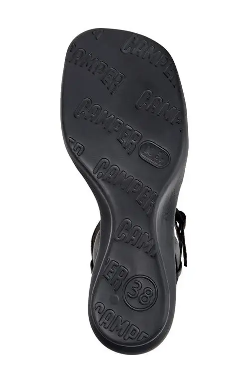 Camper Louise Wedge Sandal - Black