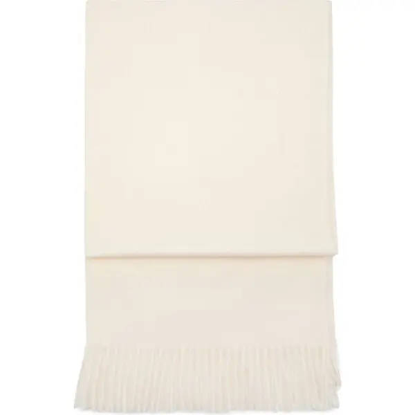 Mango Fringe Scarf - Ecru