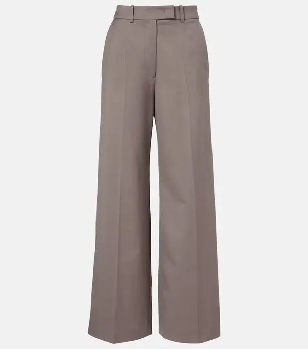 THE FRANKIE SHOP Brickell Wide-leg Trousers - Brown