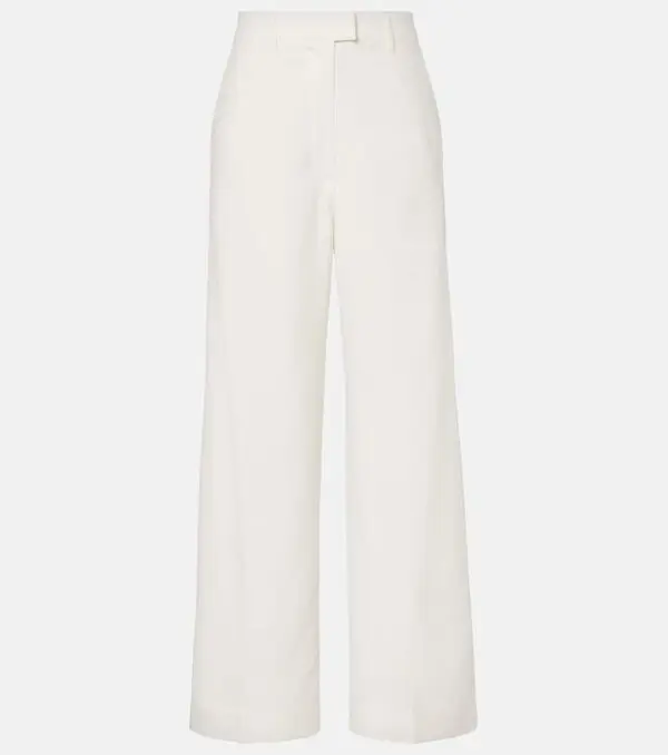 THE FRANKIE SHOP Brickell Wide-leg Trousers - White