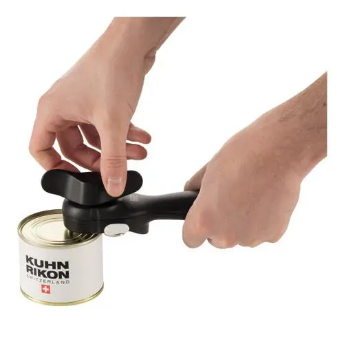 KUHN RIKON Auto Safety Lid Lifter Can Opener - Black