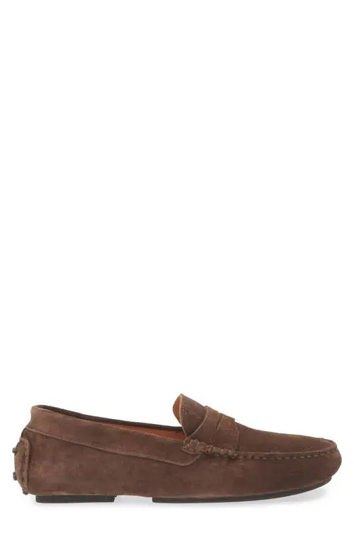 Gentle Souls Redondo Penny Loafer - Brown Suede