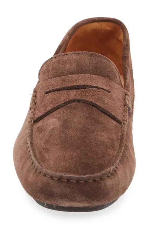 Gentle Souls Redondo Penny Loafer - Brown Suede