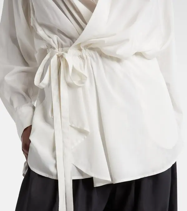 Isabel Marant Étoile Keren Satin Blouse - White
