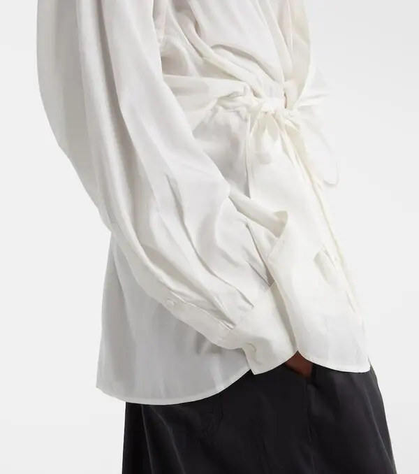 Isabel Marant Étoile Keren Satin Blouse - White
