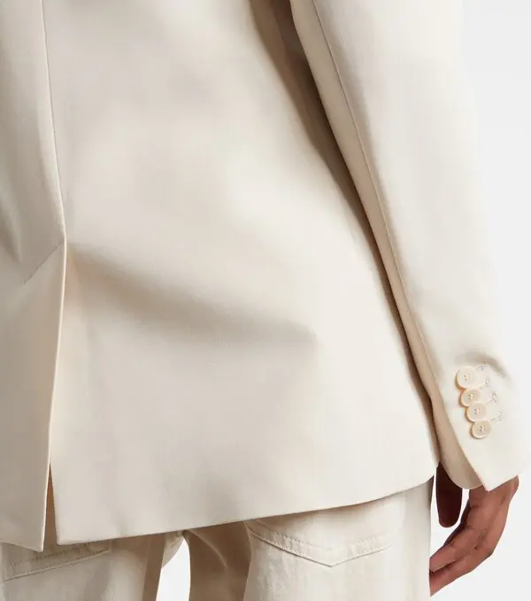 Isabel Marant Étoile Feray Crêpe Jacket - White