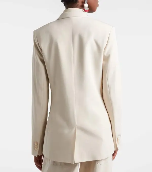 Isabel Marant Étoile Feray Crêpe Jacket - White
