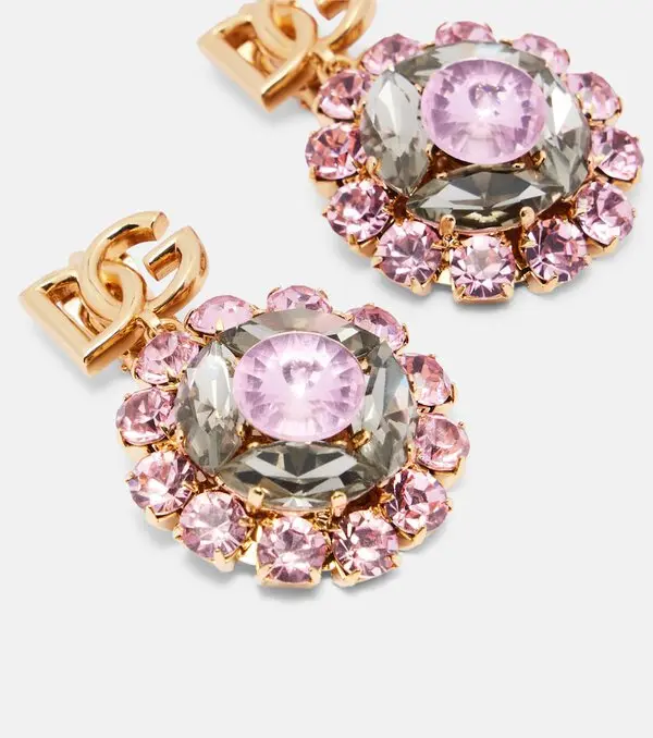 Dolce & Gabbana Embellished Clip-on Earrings